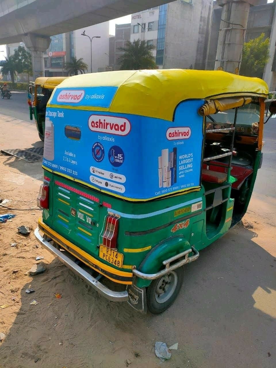 Auto Rickshaw Advertising & Auto Wraps | CashurDrive