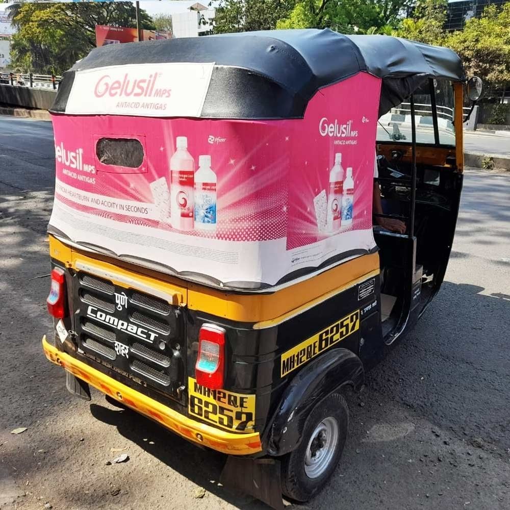 Auto Rickshaw Advertising & Auto Wraps | CashurDrive